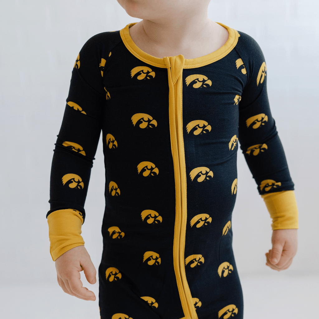 Iowa Hawkeyes Double Zipper Onesie – Cultivate Family Shop